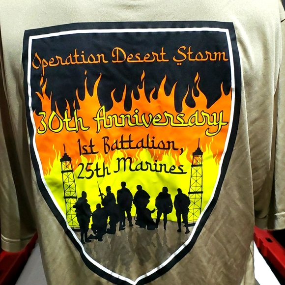 Unk | Shirts | Military Operation Desert Storm 3th Anniversary Stbn25th ...